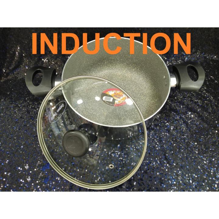 Kiam sospan 26CM with glass lid (Induction) | Daraz.com.bd