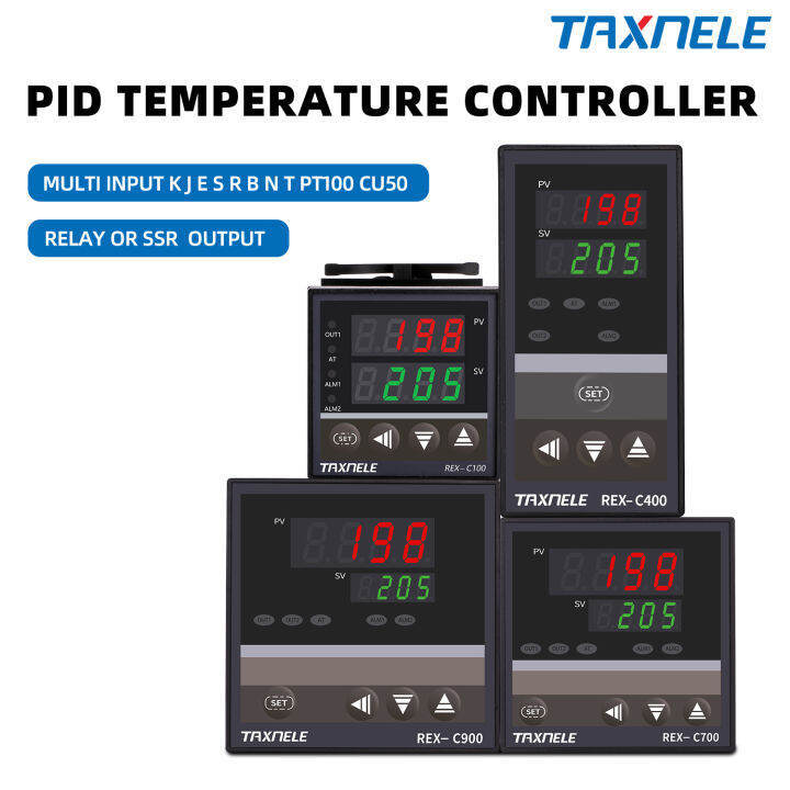 DIGITAL TEMPERATURE CONTROLLER REX-C100 REX-C400 REX-C700 REX-C900 WITH THERMOCOUPLE | Daraz.com.bd