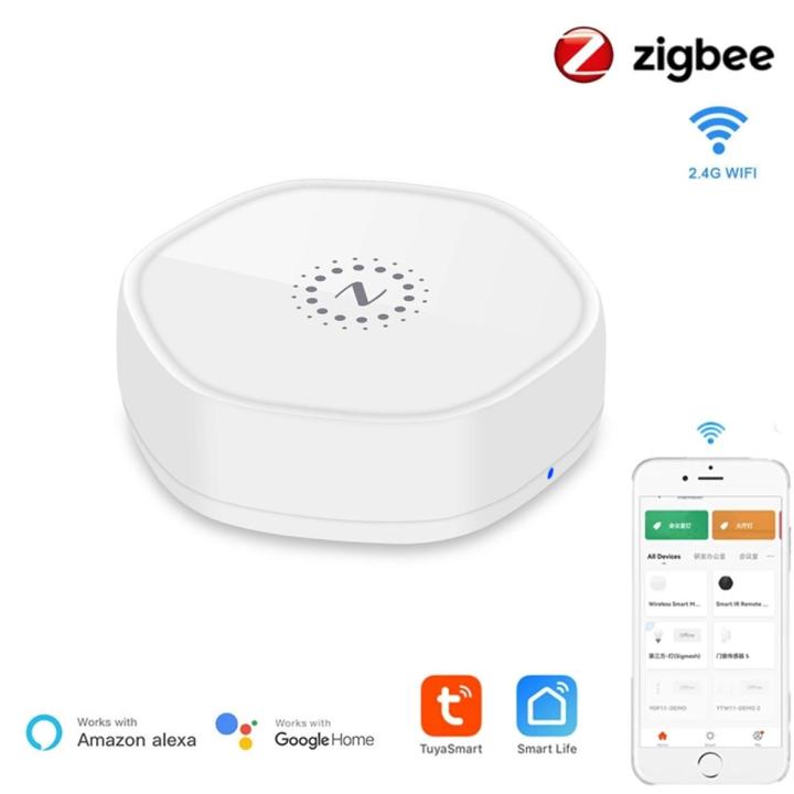 ZigBee Gateway Tuya Smart Home Gateway WiFi Multi-function Device Linkage Central Control Host ...