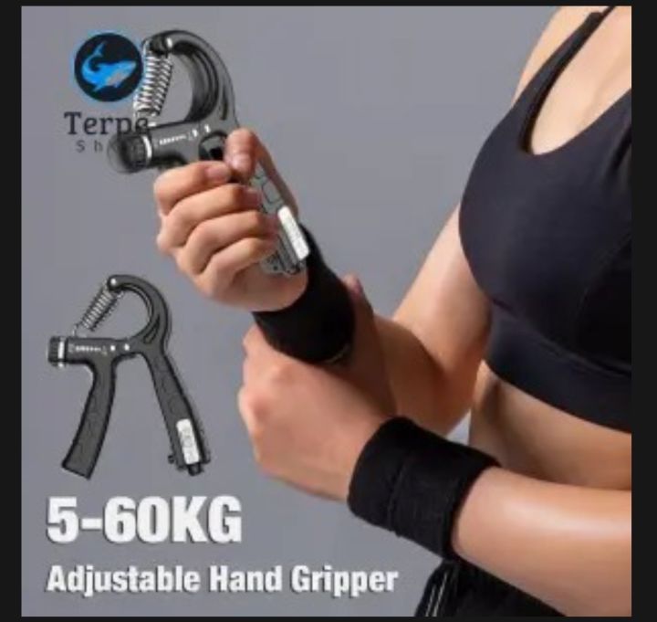 6-50Kg Adjustable Heavy Grips Hand Gripper Gym Power Fitness Hand ...