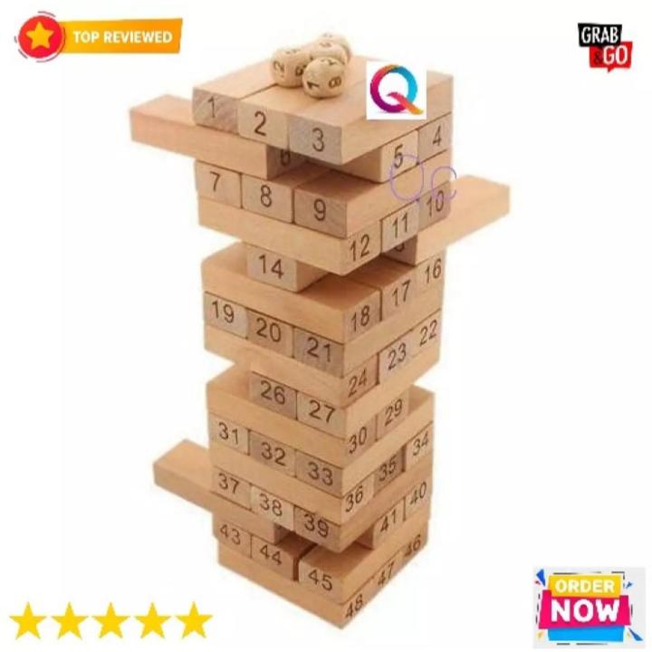 Jenga game Timber Tower Wood Block Wood colour Stacking Game | Daraz.com.bd Jenga game Timber Tower Wood Block Wood colour Stacking Game | Daraz.com.bd