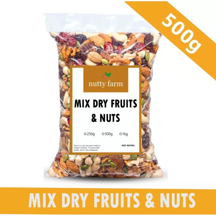 Mixed Dry fruits & nuts - 500 gm | Daraz.com.bd