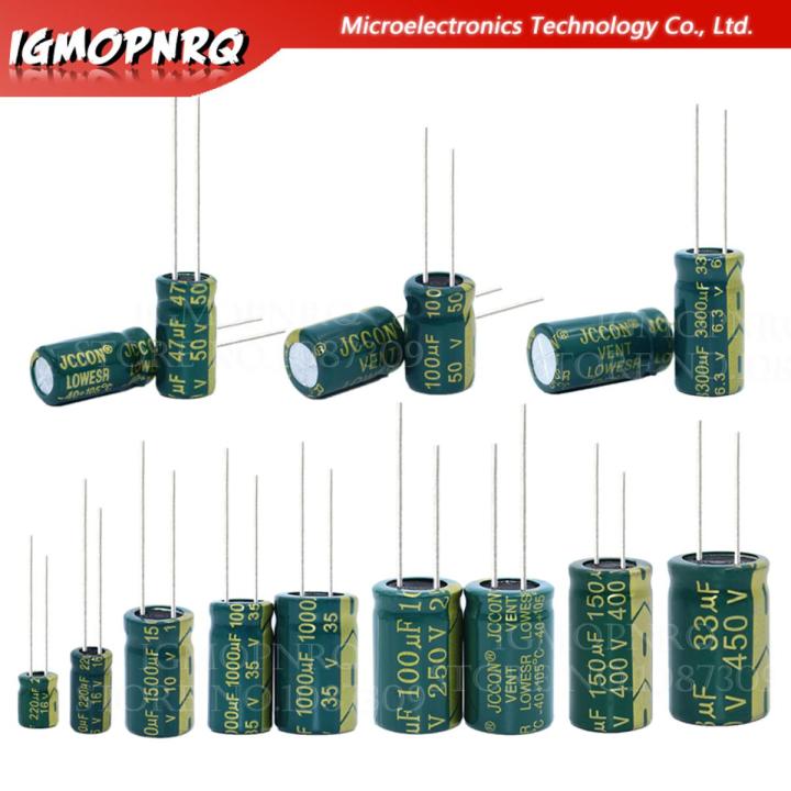 Capacitor 6.3V 10V 16V 25V 35V 63V 100V 250v 400V 100UF 220UF 330UF 470UF 680UF 1000UF 47UF 22UF ...