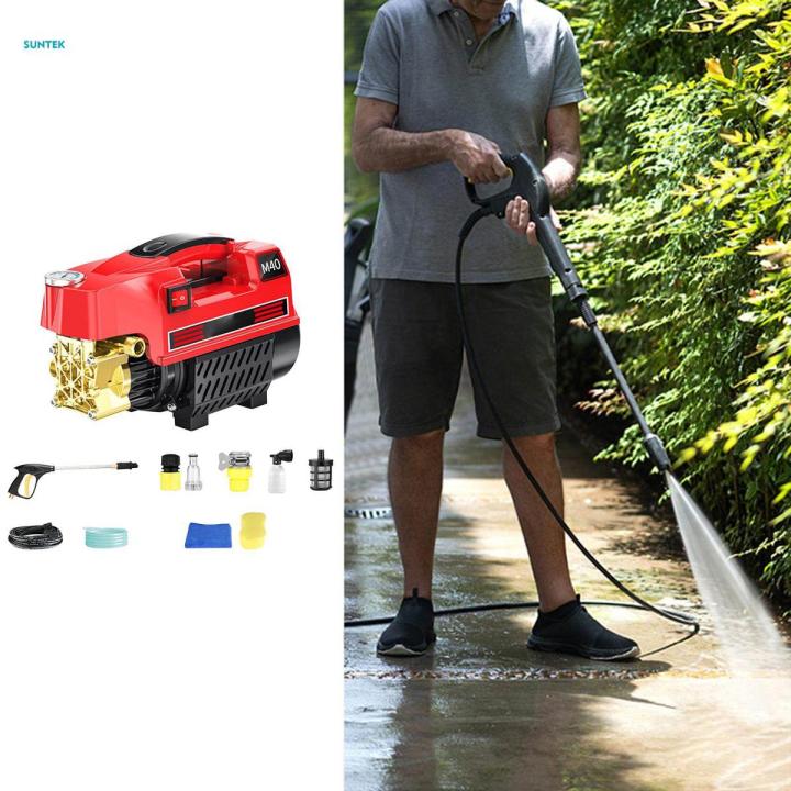 Electric High Pressure Washer 12mpa 2 M Water Inlet Tool Hand Carry 10M ...