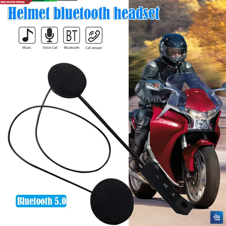 BT11 Wireless Motorcycle Helmet Headset with Mic Bluetooth 5.0 ...