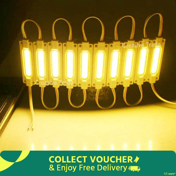 Super Bright Led Module Light For Decoration (Yellow)- 10 Pieces Pack ...