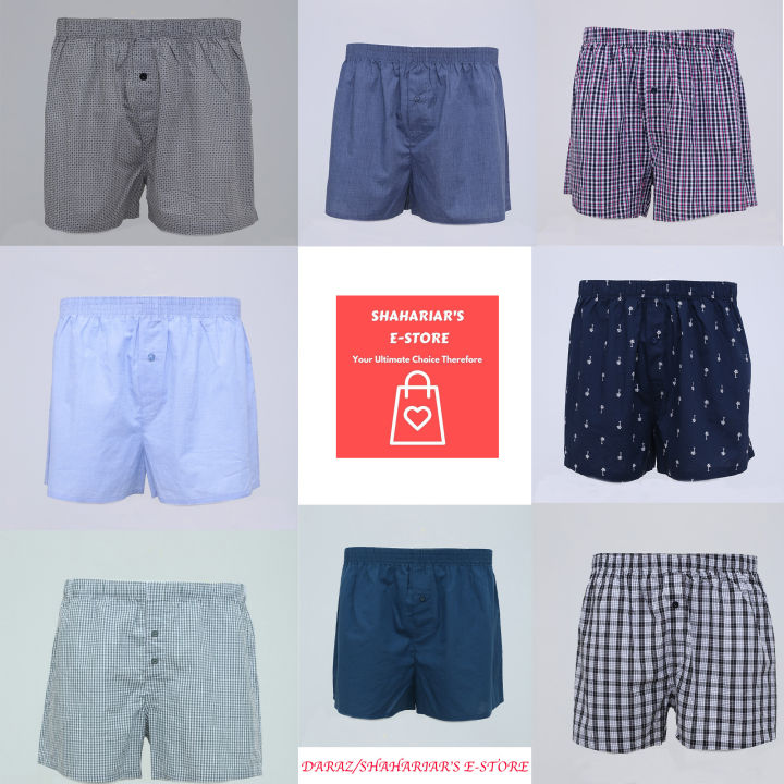 Pure Cotton Export Boxers For Boys/ Exclusive Undies/ Standard Boxers ...