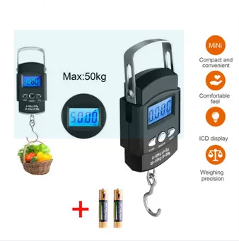 Digital Hanging Weight Scale-Weiheng, Electronic Portable LCD Digital ...