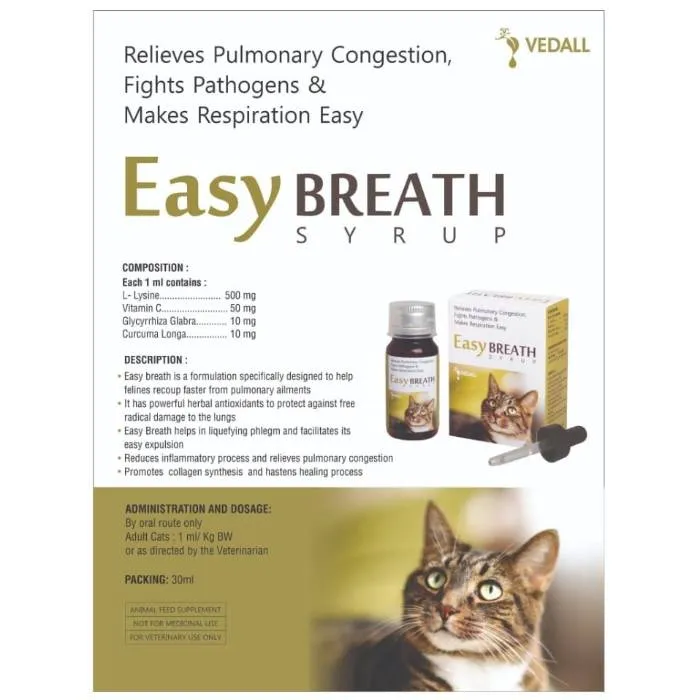 Easy Breath Syrup for Cats 30ml | Daraz.com.bd