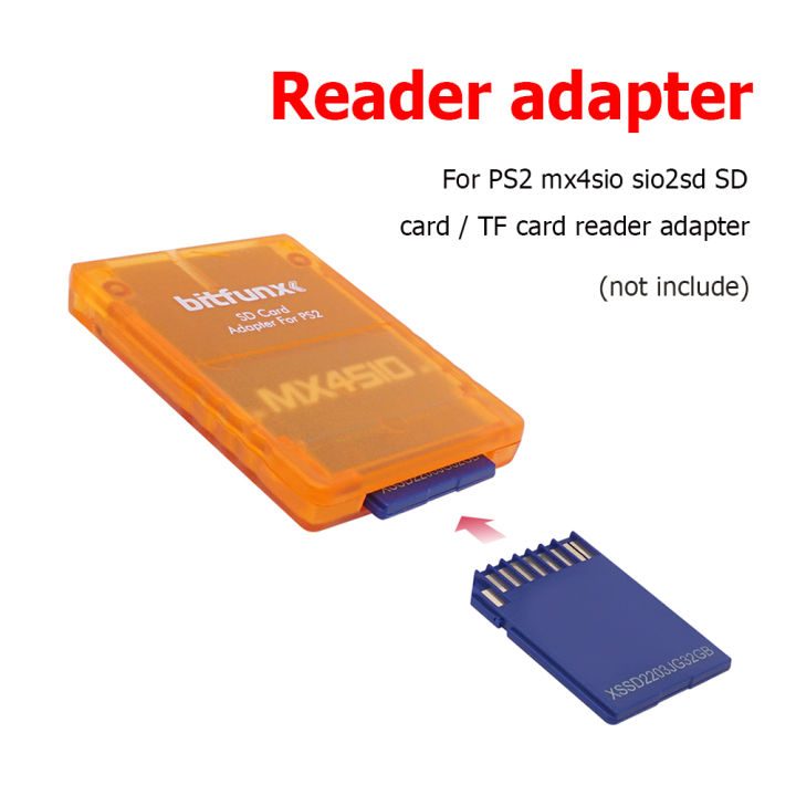Portable Cards Reader for PS2 MX4SIO SIO2SD Multifunctional Memory Cards Adapter for Gaming ...