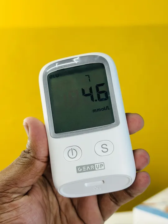 GearUP BGM-20 Diabetes Measuring Machine/ Blood Glucose Meter With 25 ...