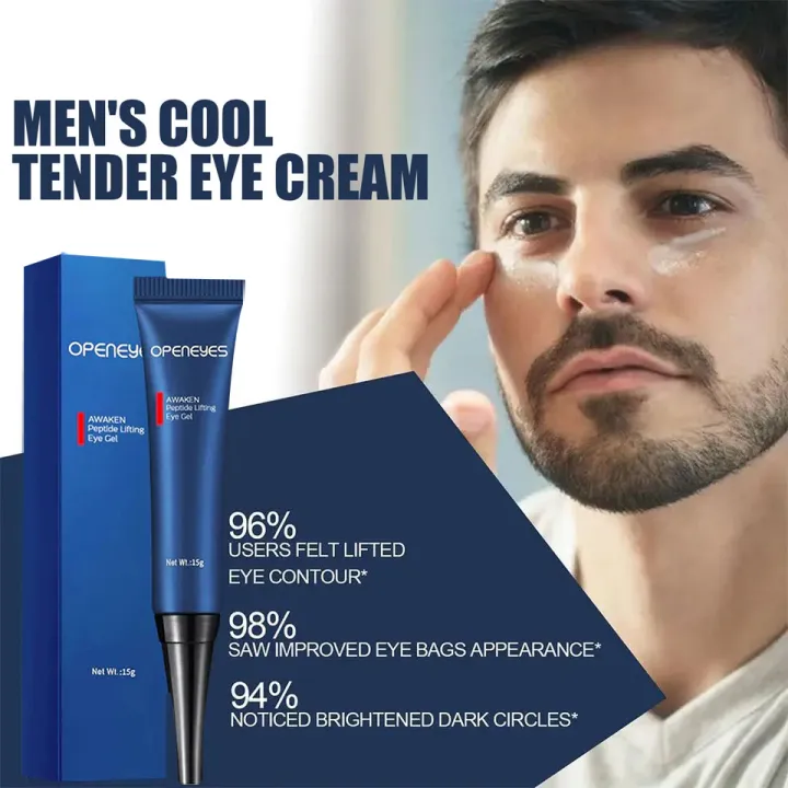 New Men Retinol AntiWrinkle Eye Cream Remove Dark Circle Eye Bags Puffy ...