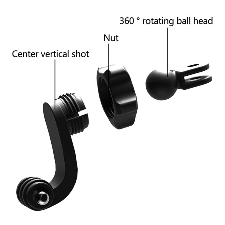 Motorcycle Helmet Chin Stand Mount for GoPro Action Sports Camera ...