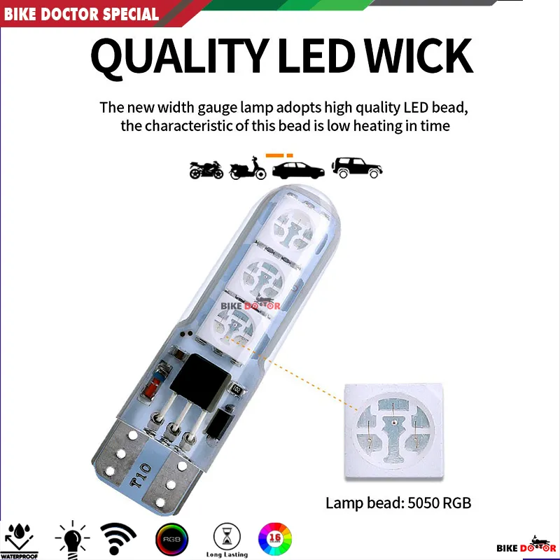 Waterproof RGB LED Multi Color Bright Parking Sports Light with Memory ...