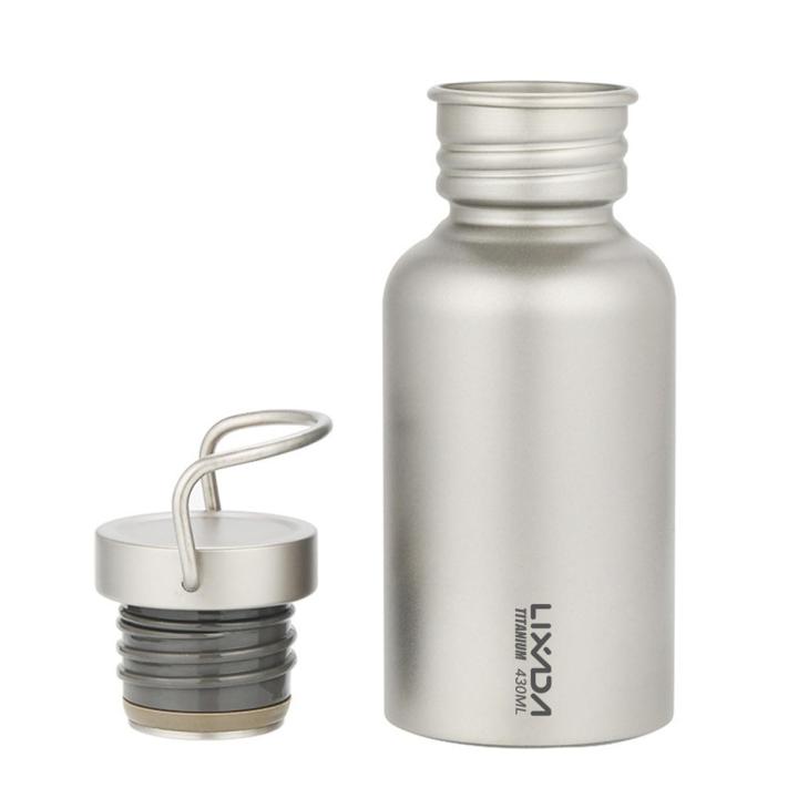 430ml Leakproof Titanium Bottle Ultralight Outdoor Camping Cycling ...