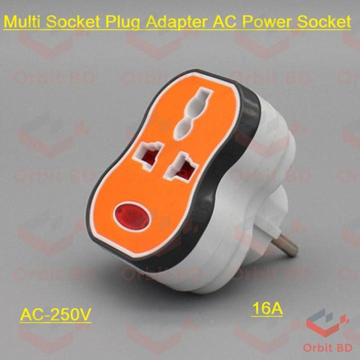 Multi Socket Plug Adapters AC Power Socket AC 250V 10A 2 Pin Power Plug ...