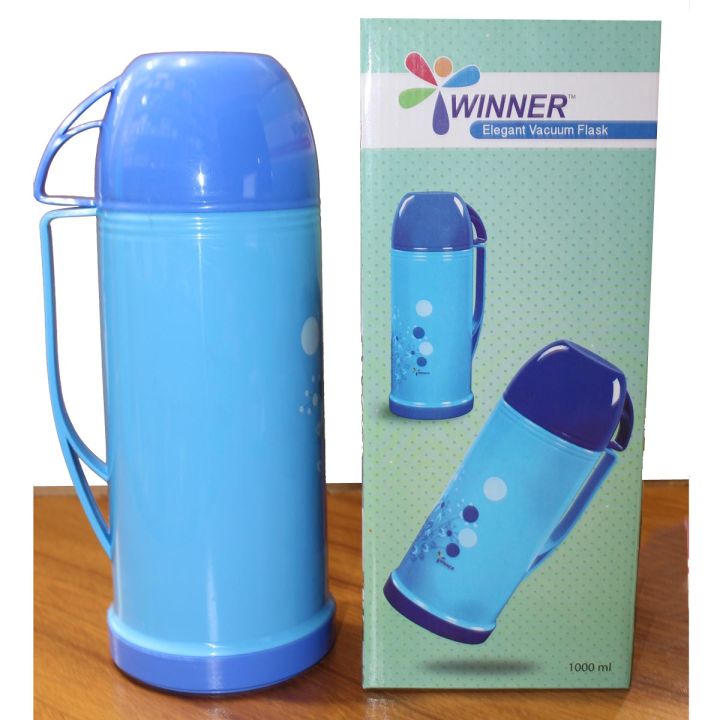 Winner Vacuum Flask 1 Litre Marble - Enjoy Hot Or Cold Drinks On The Go ...