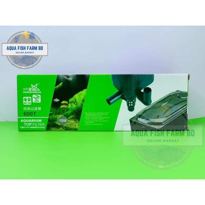 VenusAqua 600T, Top Filter For Fish Aquarium Tank | Daraz.com.bd