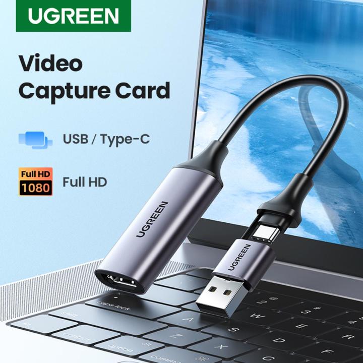 UGREEN Video Capture Card 4K HDMI to USB C Type-C HDMI Video Grabber ...