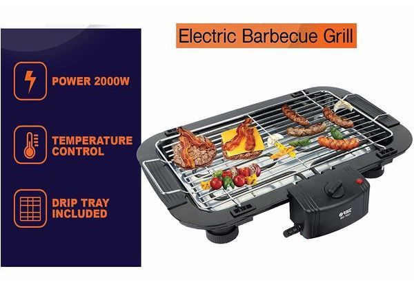 Electric BBQ Grill Machine - Black | Daraz.com.bd