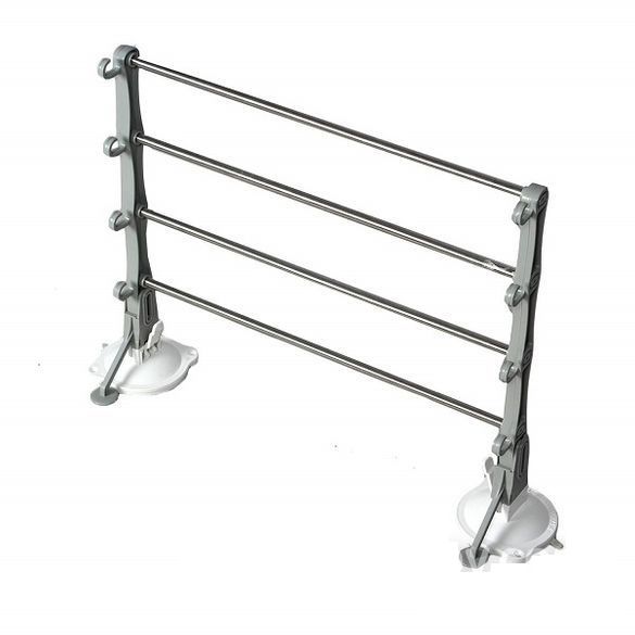 Telescopic Rack - Suction Cups Cloth Hanger Rack 5836 | Daraz.com.bd