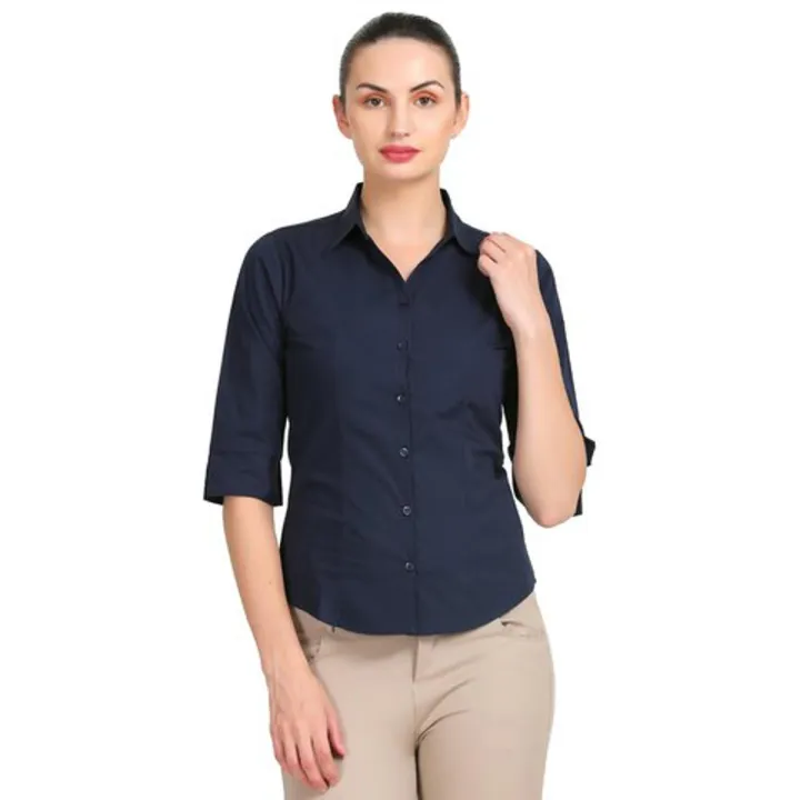 Full Sleeve Formal Shirt For Women | Daraz.com.bd