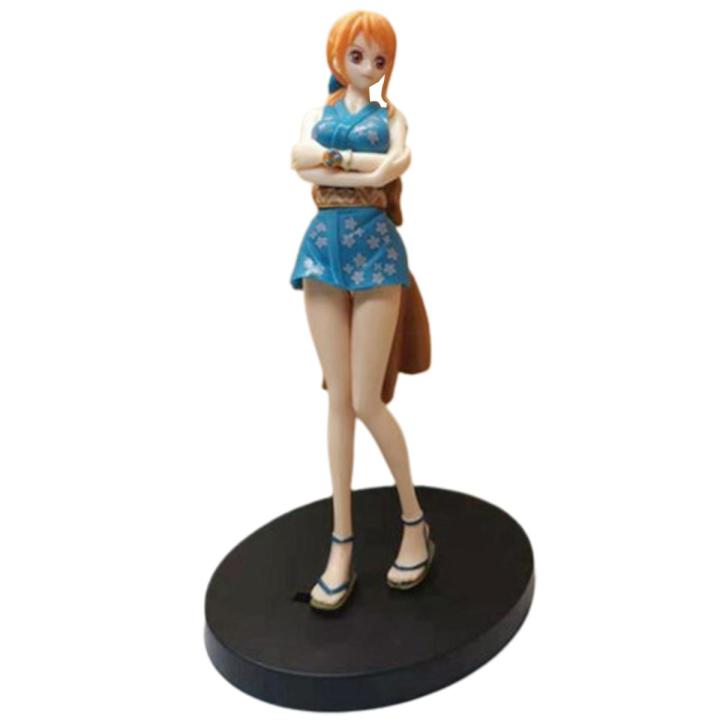 Anime Figure Realistic Shape Lovely Miniature Figurine One Piece Nami ...