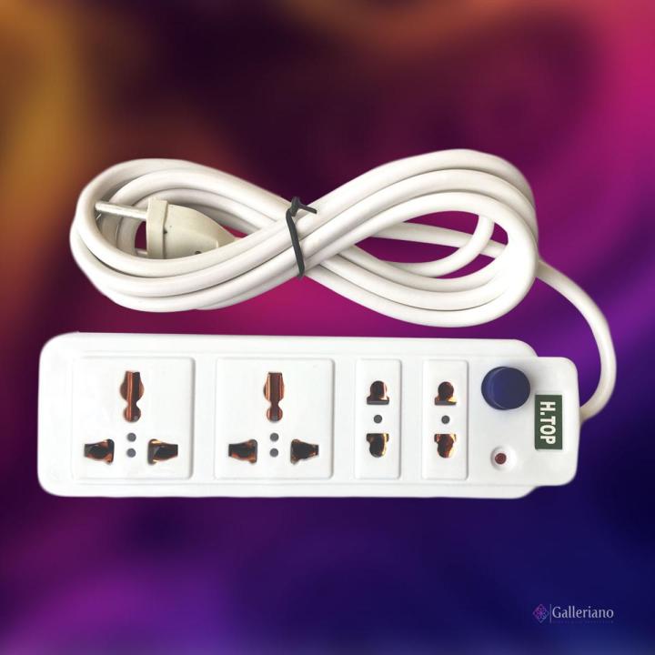 Multi Power Plug Extension - 4 Power Sockets | Daraz.com.bd