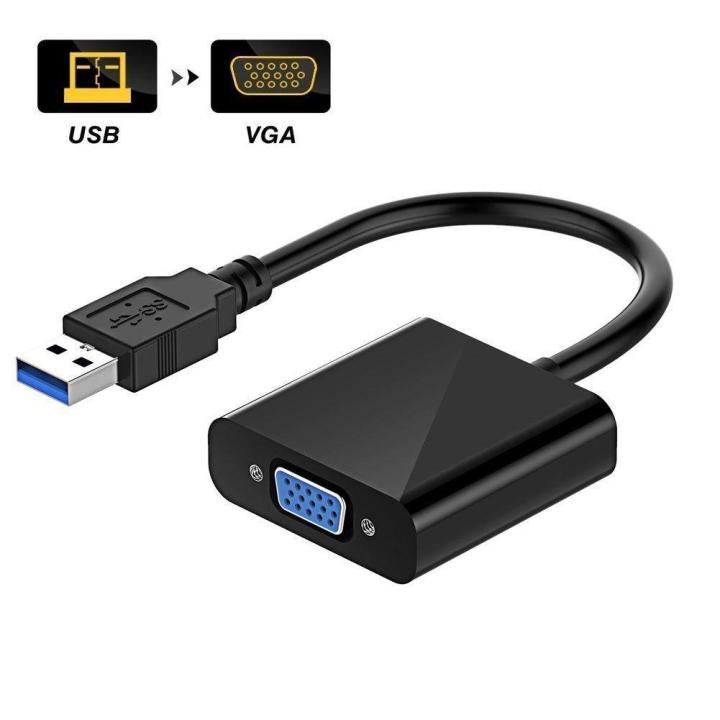 USB 3.0 to VGA Adapter USB to VGA Video Graphic Card Display External ...