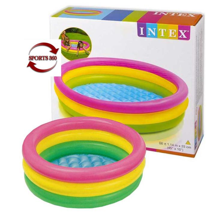 Intex Inflatable Baby Bath Tub Swimming Pool - 45 inch | Daraz.com.bd