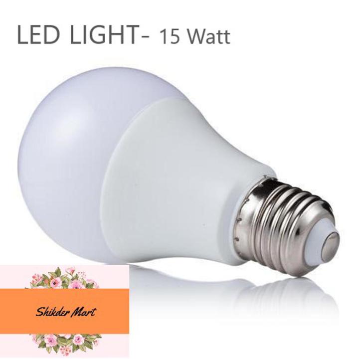 LED Light 15 watt, White LED Bulb, Type of Lighting Application: Indoor ...