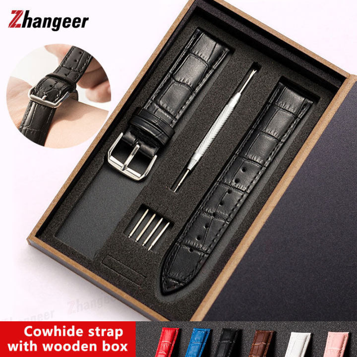 16mm 18mm 20mm 21mm 22mm 23mm 24mm Cowhide Watch band Softness ...