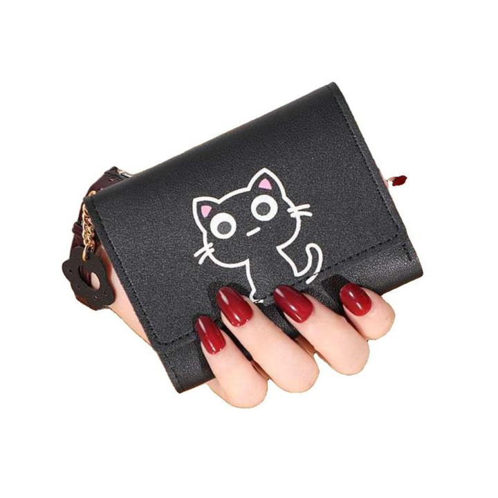Women Wallet Fashion Cute Cat Money Bag | Daraz.com.bd