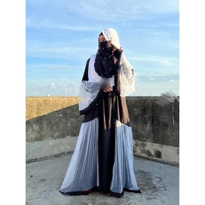 Dubai Cherry Ezba Design One Part Borka + Hijab For Muslim Outerwear ...