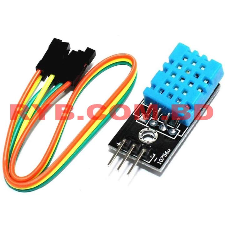 DHT11 Temperature and Relative Humidity Sensor Module for Arduino ...