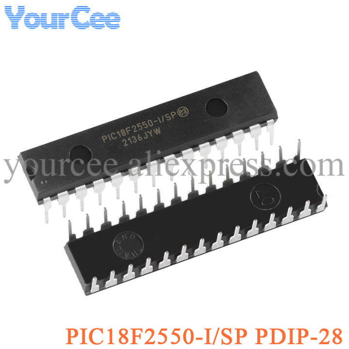 PIC18F2550 PIC18F2550 I/SP PDIP 28 SMD IC Chip High Performance Enhanced Flash USB ...