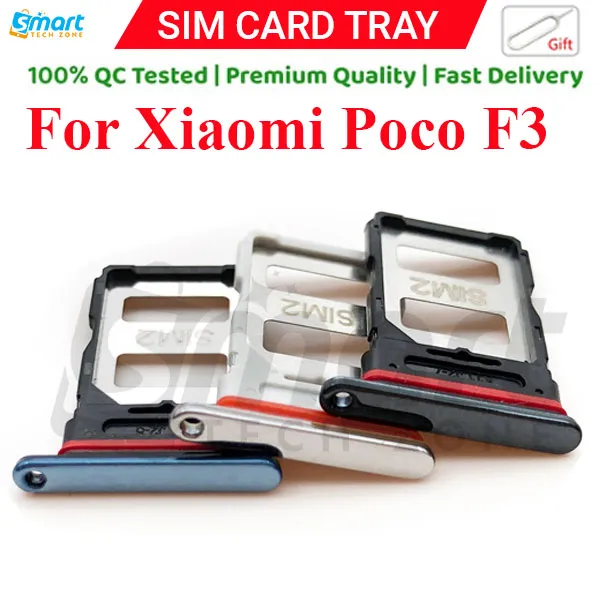 Xiaomi Poco F3 Sim Tray Micro SD Card Slot with Sim Ejector Pin ...