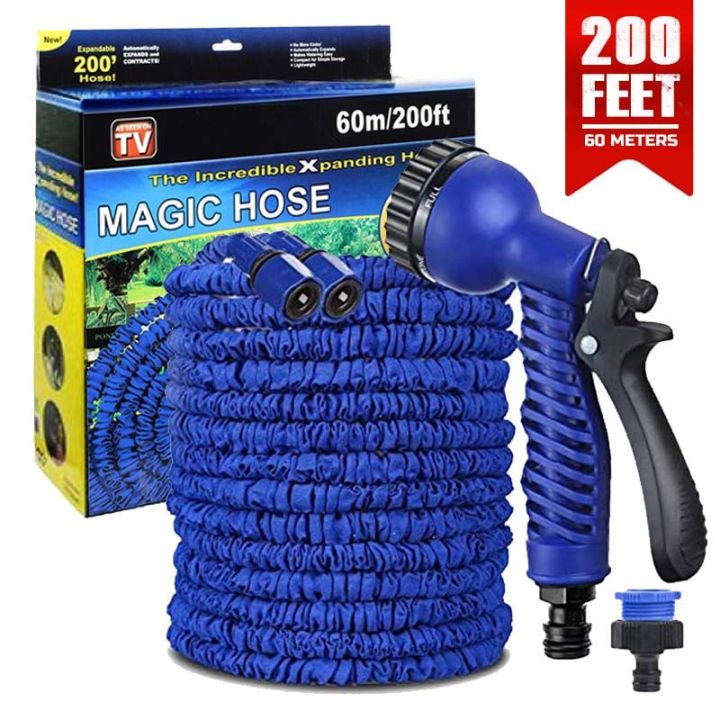 Expandable Magic Hose 200ft Garden High Pressure Flexible hose | Daraz ...