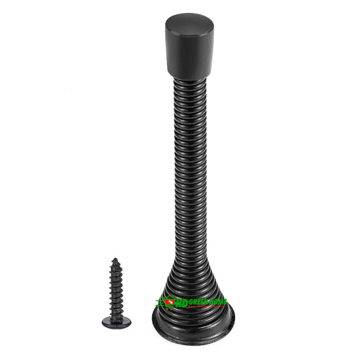 Metal Spring Door Stopper Safety Rubber Tip Door Wall Protector | Daraz ...