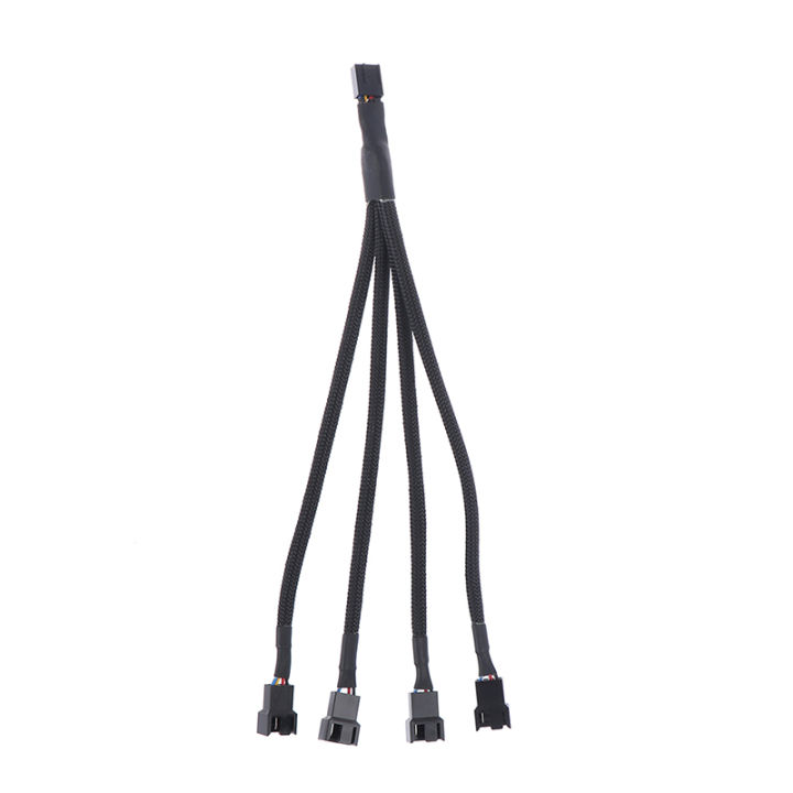 PWM Fan Splitter 4pin Adapter Cable 1 to 1 2 3 4 Computer CPU Fan ...