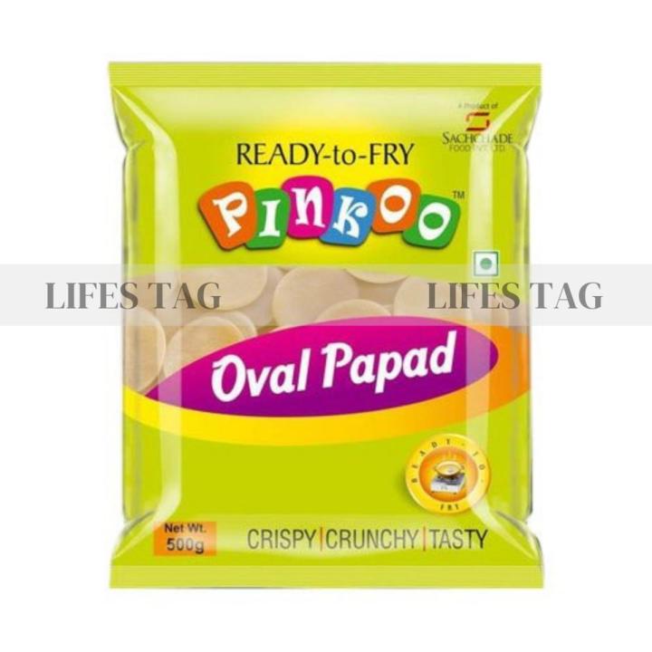 Fuska -Pinkoo Oval Papad Fushka 1kg | Daraz.com.bd