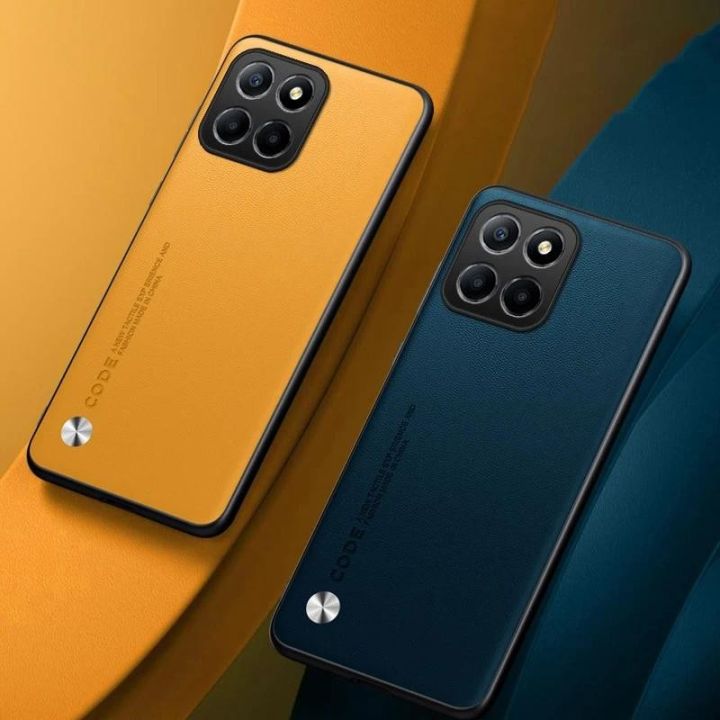 New Phone case Honor X6B X6A Carbon Fibre Leather Silicone Full ...