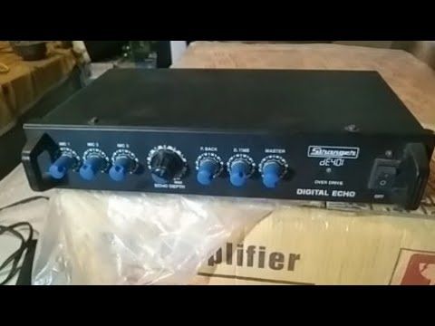 Stranger Digital Echo DE 401 Mixer 3 Channel Mixer Preamplifier for Echo, Reverb, Chorus ...