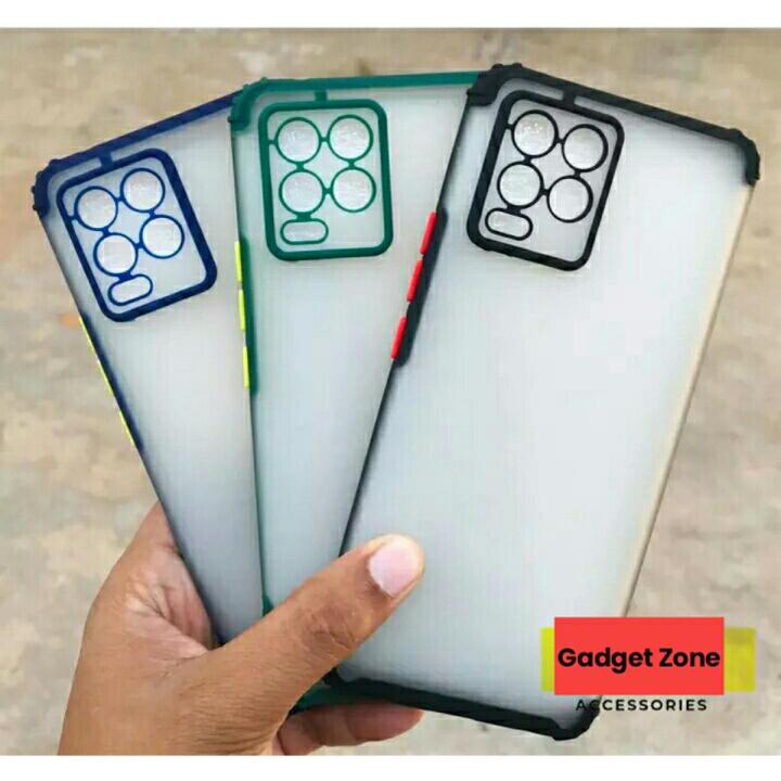 Camera Protection Bumper Phone Cases For Realme 8 / Realme 8 Pro Matte ...