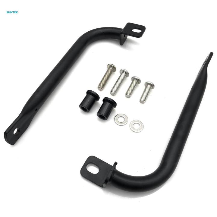 Motorcycle Rear Passenger Grab Handle Metal Seat Side Hand Rail Black ...