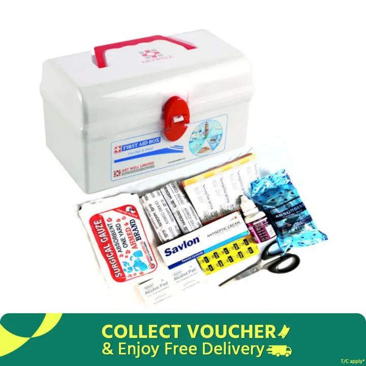 150 Pcs Kits in RFL Getwell First Aid Kit Box | Daraz.com.bd