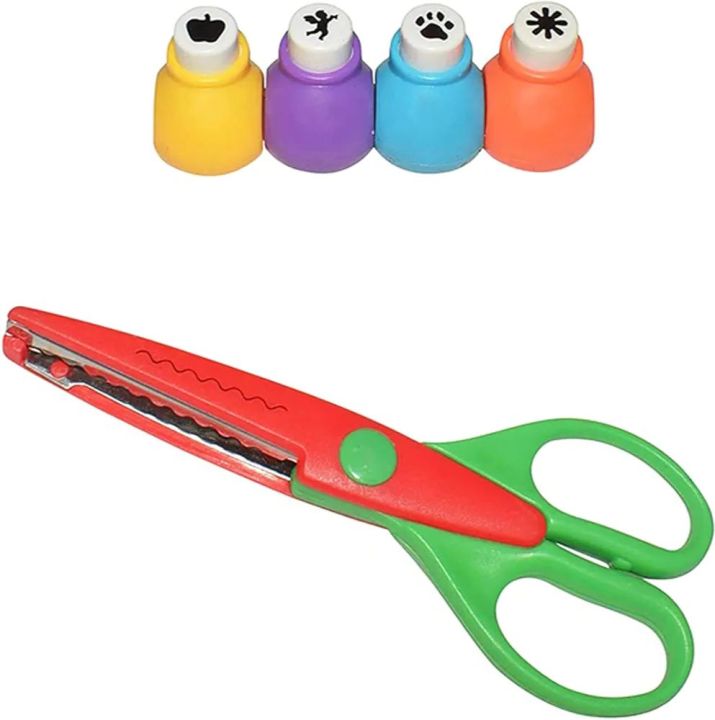 Crafts Assorted Design Metal Plastic Designer Paper Scissors Mini Craft ...