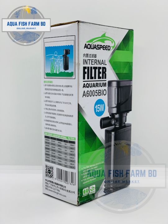 Aquaspeed A6005BIO, Internal Filter For Fish Aquarium Tank | Daraz.com.bd