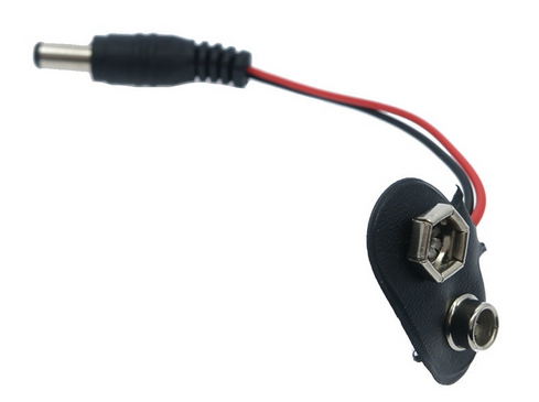 9V Battery Connector Buckle with DC Jack | Daraz.com.bd