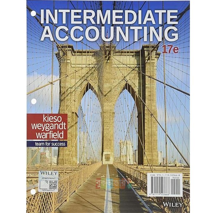 Intermediate Accounting by Kieso - 17th Edition | Daraz.com.bd